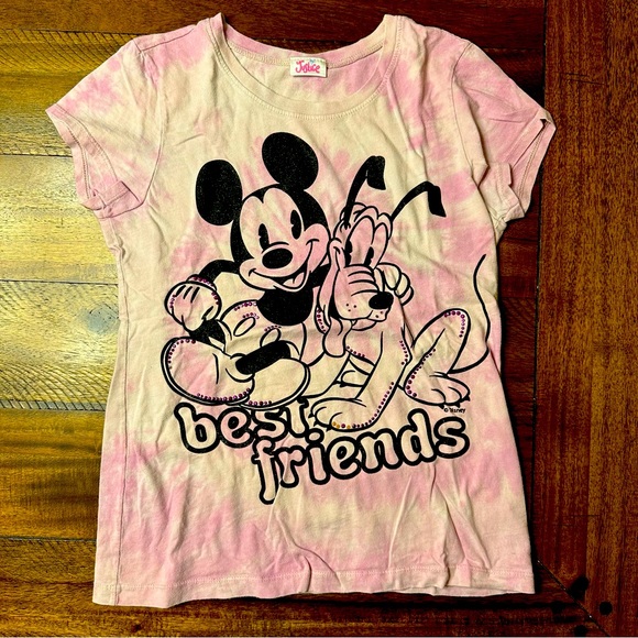 Justice | Shirts & Tops | Justice Disney Mickey And Pluto Girls Tshirt ...